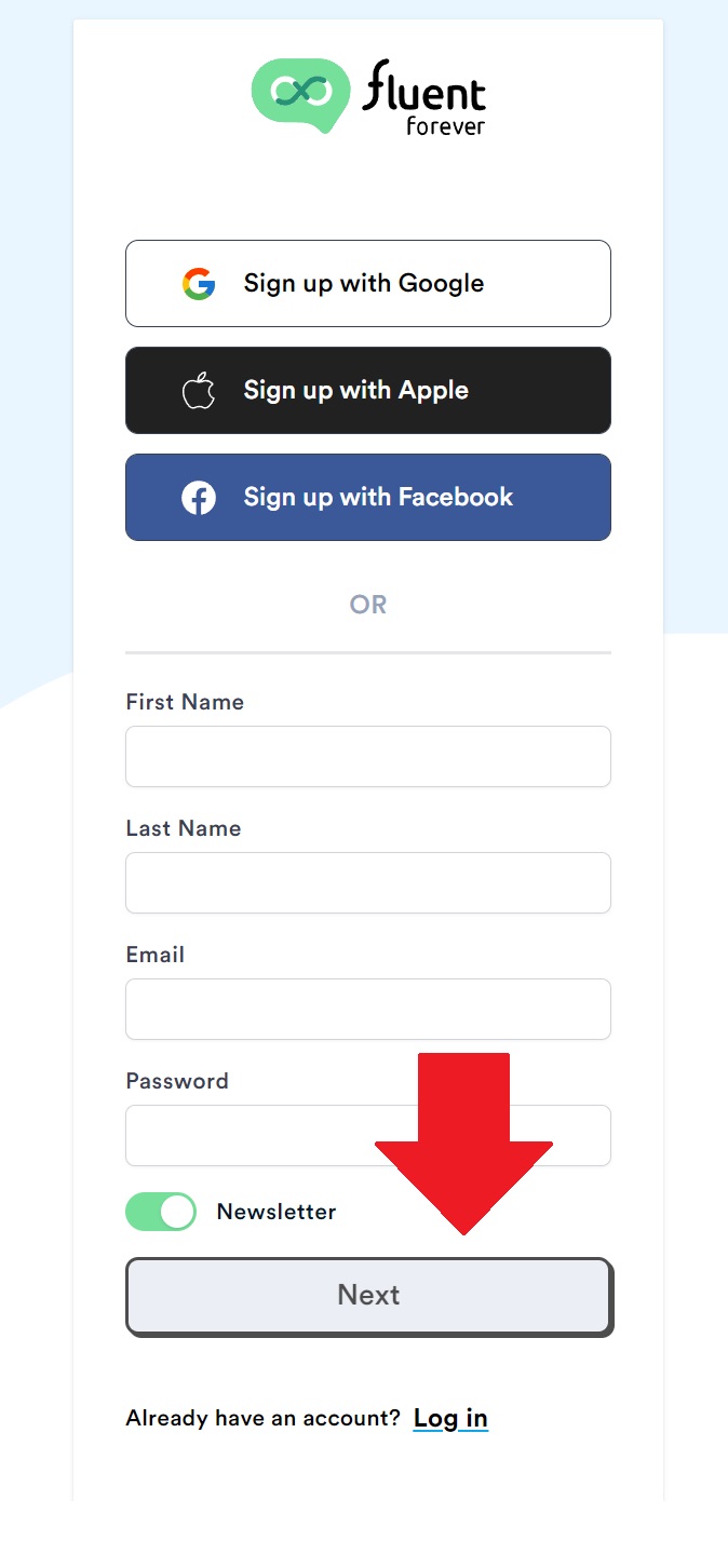 How do I make an account? – Fluent Forever